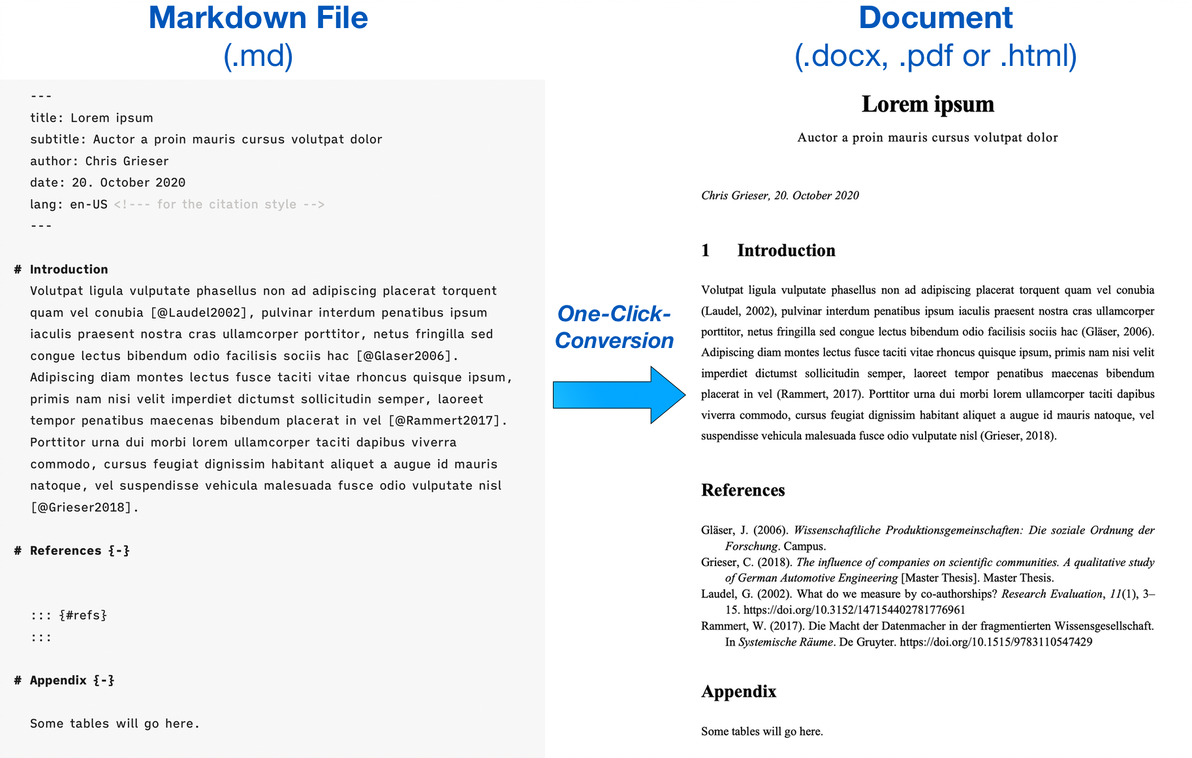 使用Markdown搭配Pandoc撰写学术论文的详细指南 - 哔哩哔哩