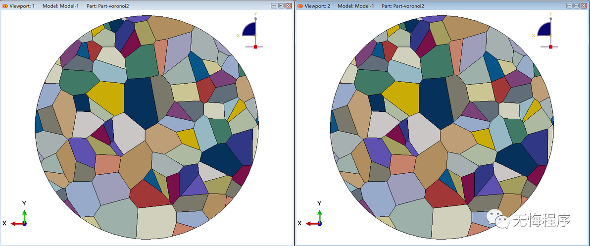 python脚本实现abaqus前处理2D多晶粒建模(附完整源码)-Voronoi多边形的生成 - 哔哩哔哩