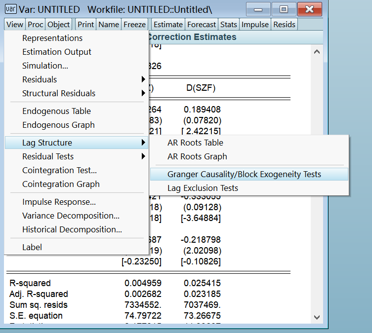 EViews学学学（协整思想、VEC模型） - 哔哩哔哩