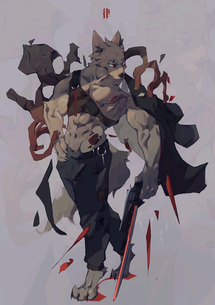 Furry图片转载 Twitter作者：臾 - 哔哩哔哩