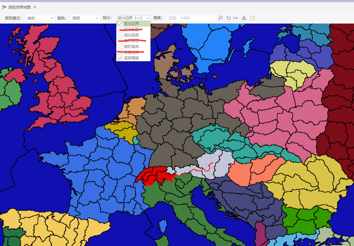 钢铁雄心4 GUI教程 P4地图互动型界面 - 哔哩哔哩