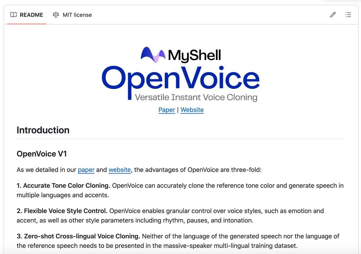 OpenVoice:轻松克隆任何声音用多种语言说话并可控制情感口音 - 哔哩哔哩