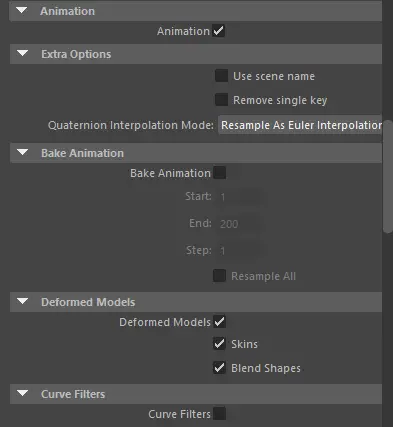 MAYA动画导出以及导入UE4的方式、方法 - 哔哩哔哩