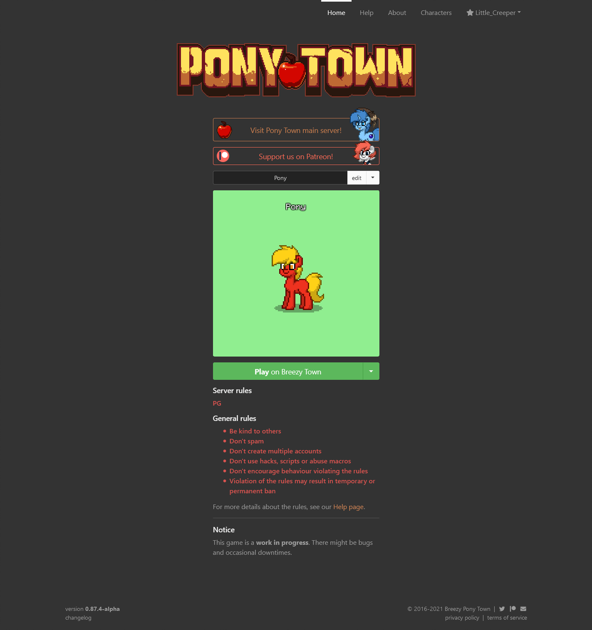 【Pony Town】自定义服务器整合（补档） - 哔哩哔哩