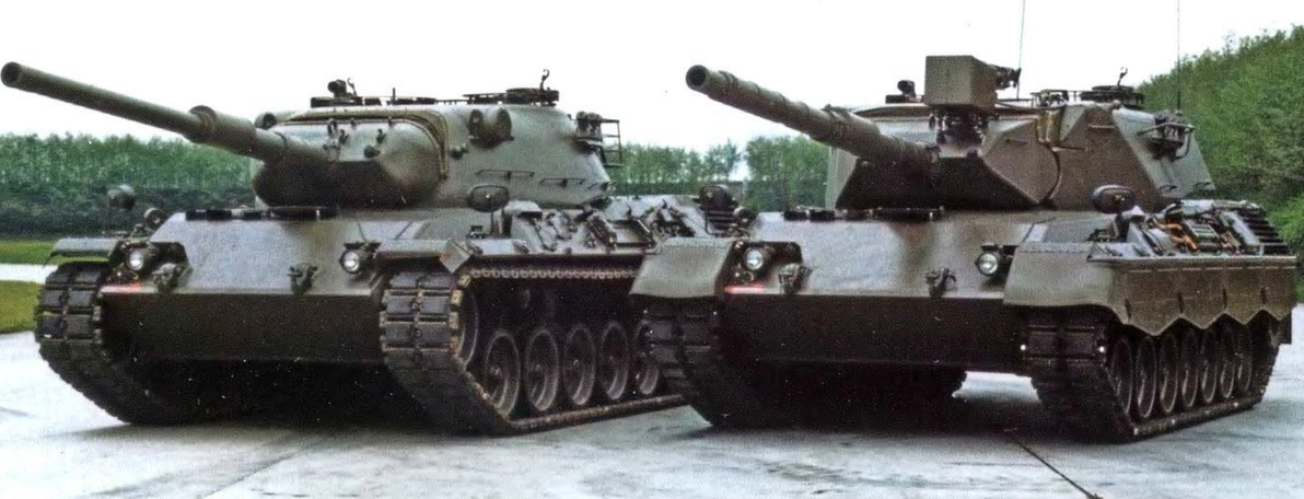 【钢板闲谈1A1】豹1坦克辨别指南 - 哔哩哔哩