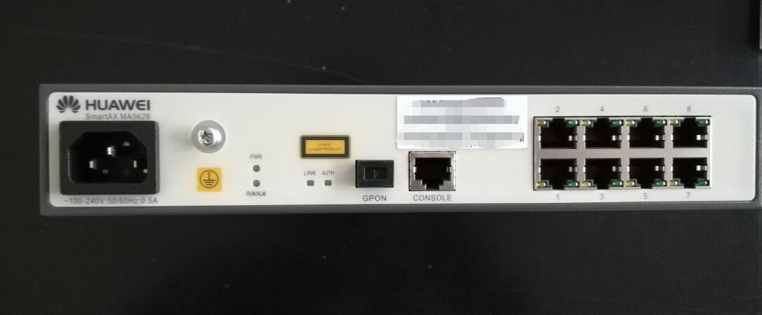 华为主业产品---MA5620远程接入设备 开箱 - 哔哩哔哩