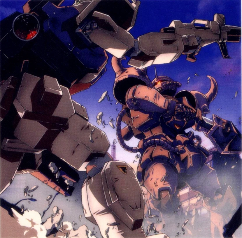 【高达08MS小队】虎王现世----MS-07B-3 特装型老虎 - 哔哩哔哩