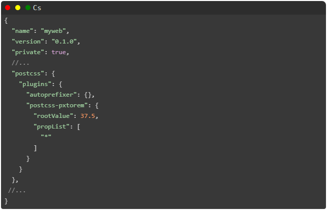 Vue-CLI中配置postcss-pxtorem自动将px转换为rem - 哔哩哔哩