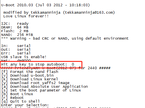 嵌入式开发三：利用minitools在mini2440烧写u-boot，及进入u-boot - 哔哩哔哩