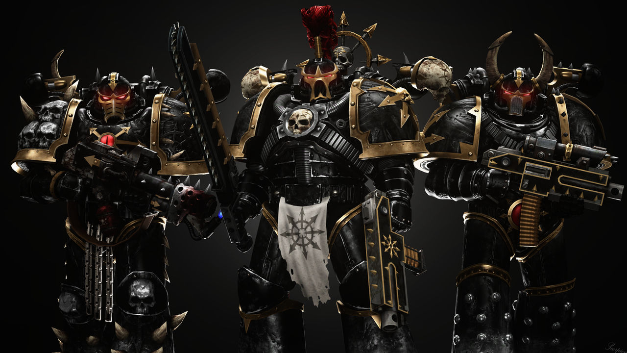 精选N图---战锤40K 各军团（战团/战帮）在同一画家笔下的面貌 - 哔哩哔哩