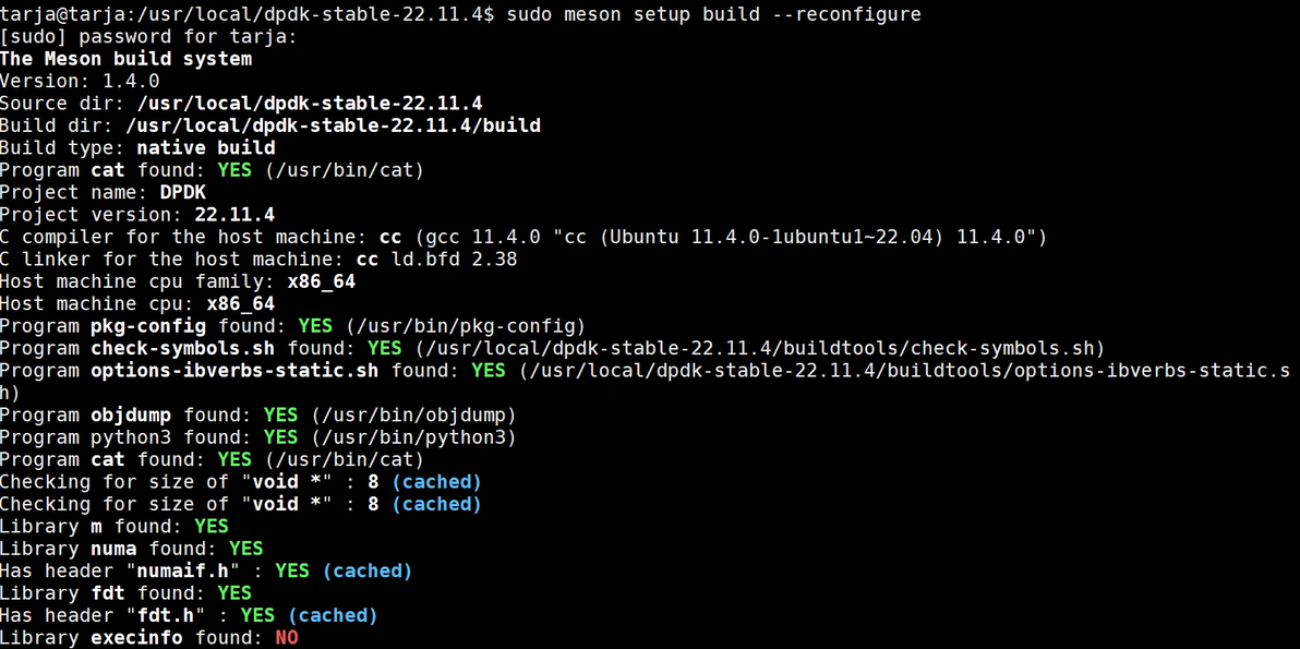 基于Ubuntu-22虚拟机中的dpdk-22.11.4 环境搭建 - 哔哩哔哩