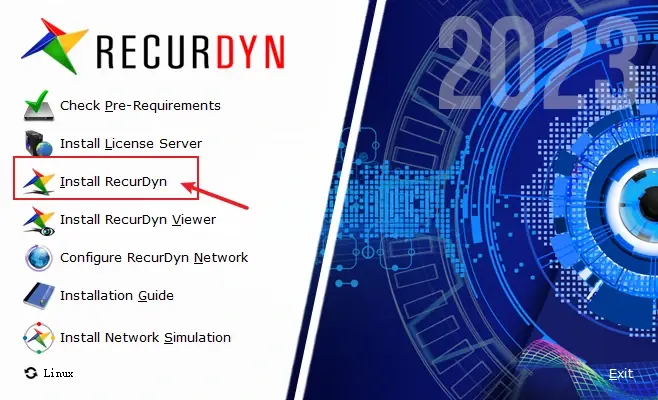 RecurDyn 2023 安装教程 - 哔哩哔哩