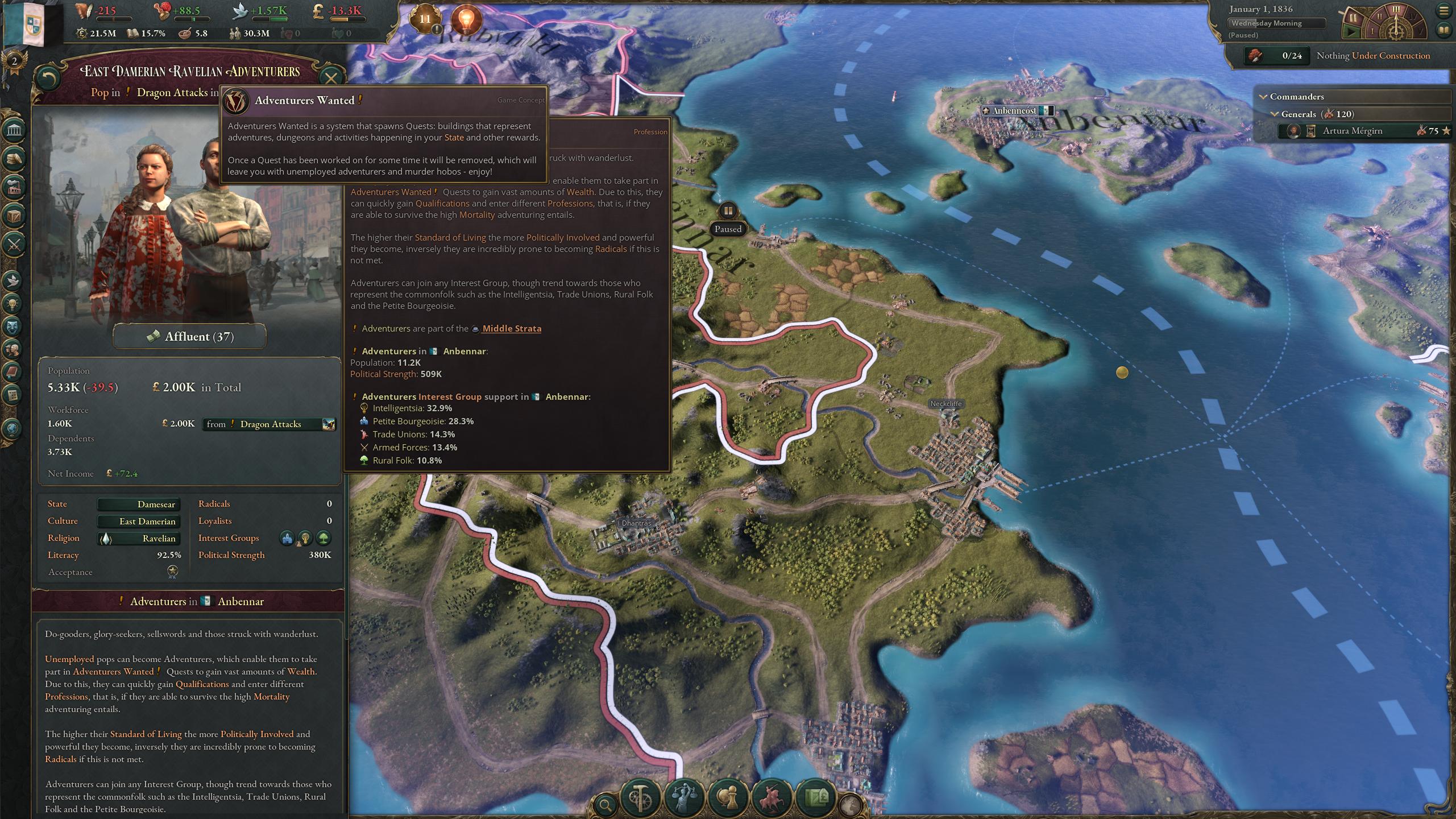 Europa Universalis IV模组Anbennar即将登陆维多利亚3! - 哔哩哔哩