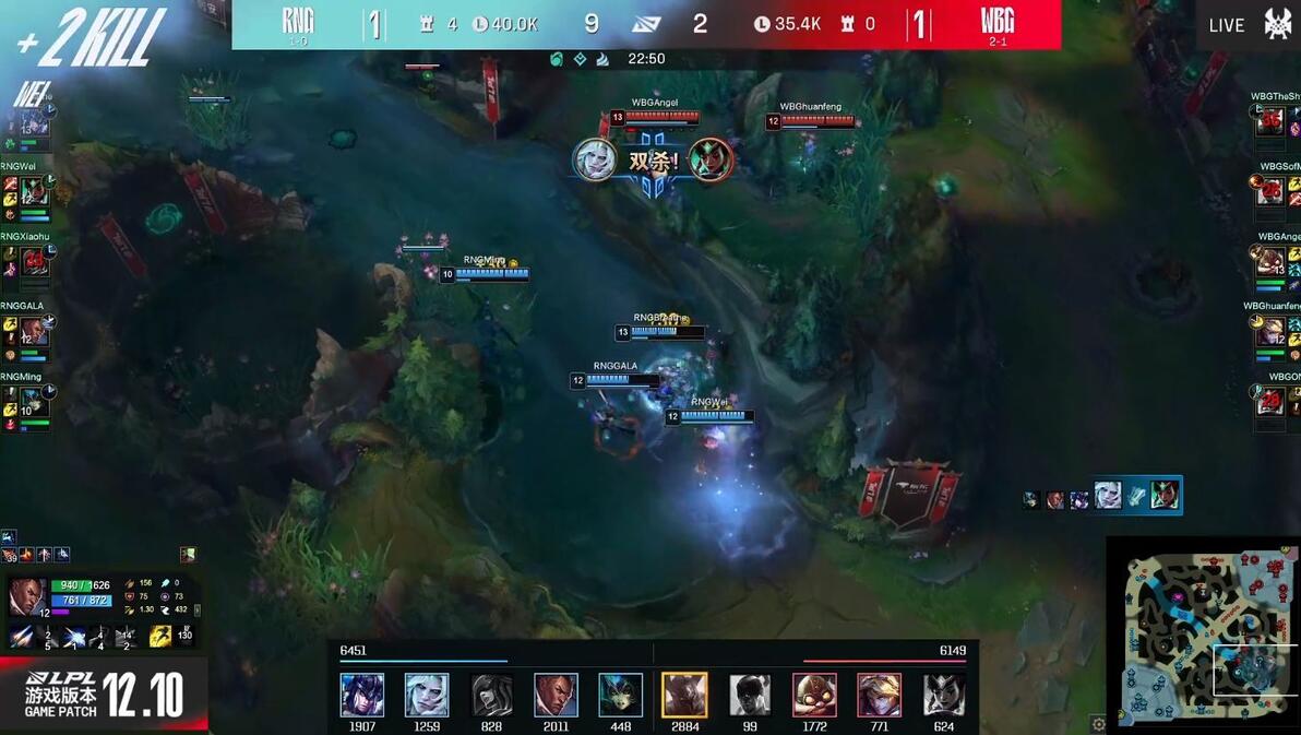 WBG1:2RNG官博炸锅！众解说发文感叹小虎回应小许秀，Uzi评价呼吸哥亮了 - 哔哩哔哩