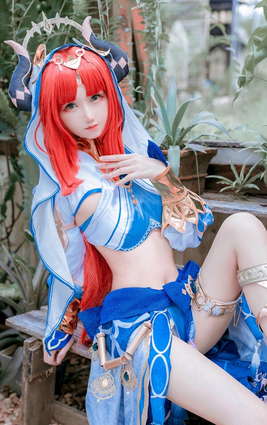 越南人气coser「Kuuko W」展示了Nyi Lo在《Genshin Impact》中的cosplay - 哔哩哔哩