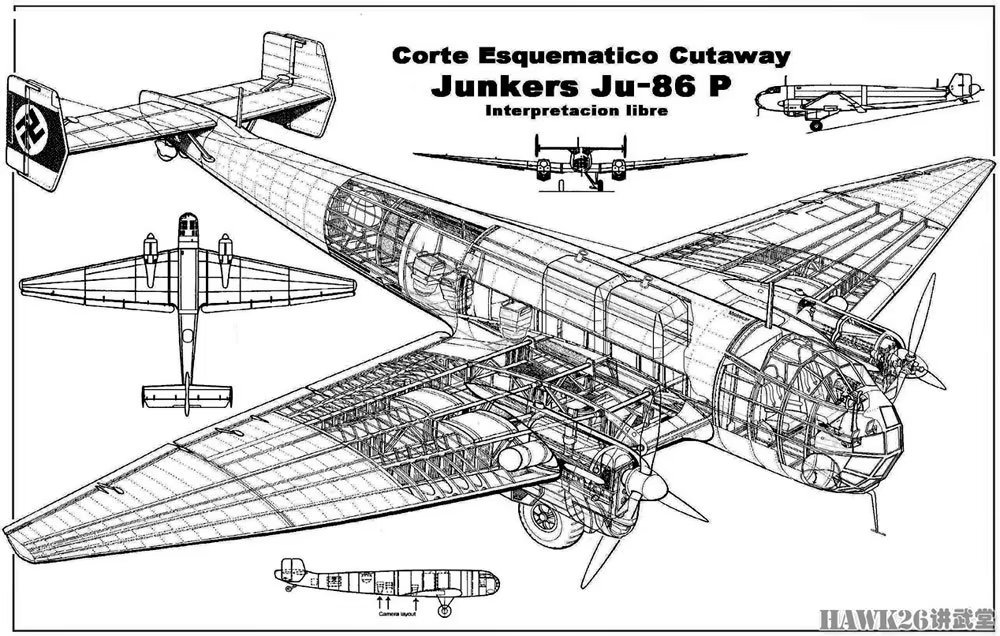 80年前 德军Ju.86P高空侦察机首次造访莫斯科 苏联空军无计可施 - 哔哩哔哩