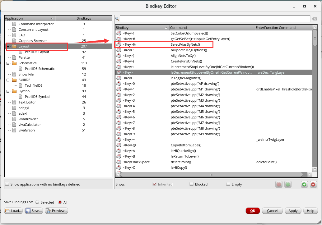 virtuoso如何load skill脚本并设置快捷键bindkey - 哔哩哔哩