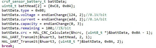 CRSF遥控协议回传数据构成 - 哔哩哔哩