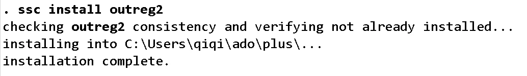 新手小白Stata安装outreg2教程 - 哔哩哔哩