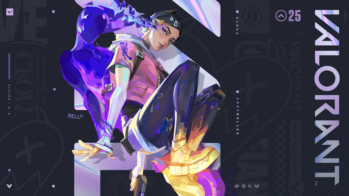 无畏契约（Valorant）| 暮蝶（Clove）| HD 2K 4K 8K 电脑壁纸 手机壁纸 - 哔哩哔哩