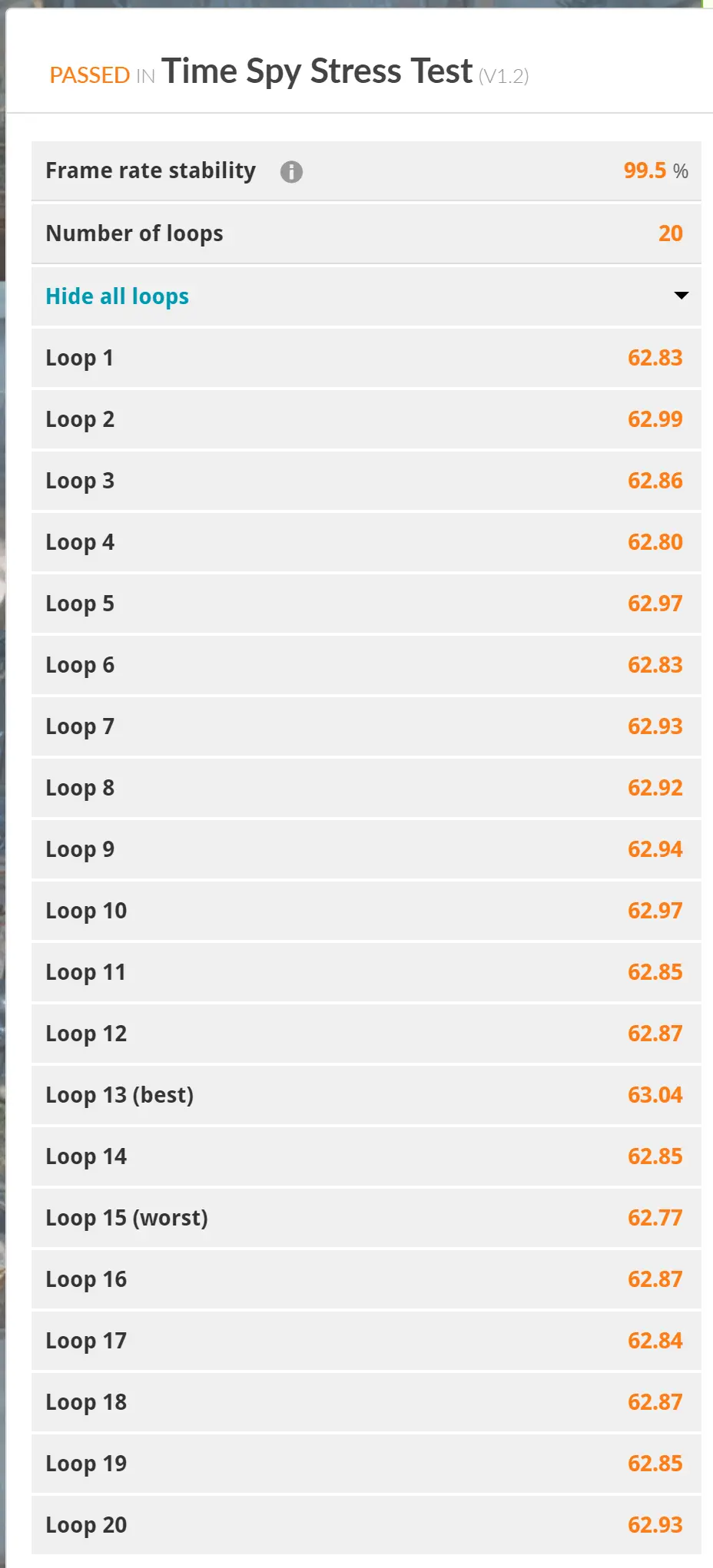 3DMark压力测试97%和99%的区别在哪里 - 哔哩哔哩