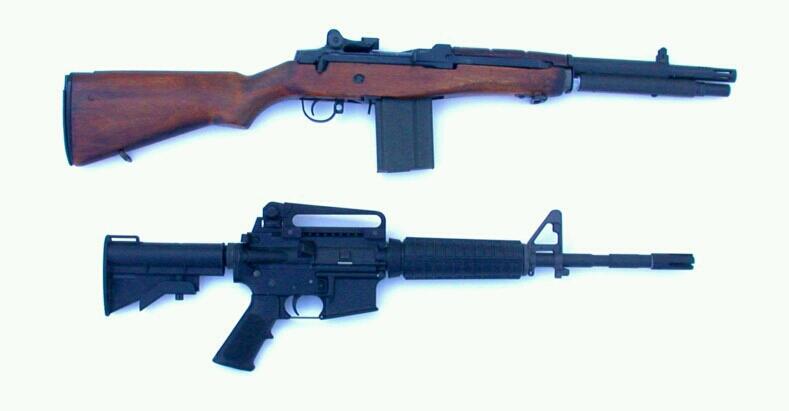 轻武器科普之M14K、M14L1步枪 - 哔哩哔哩