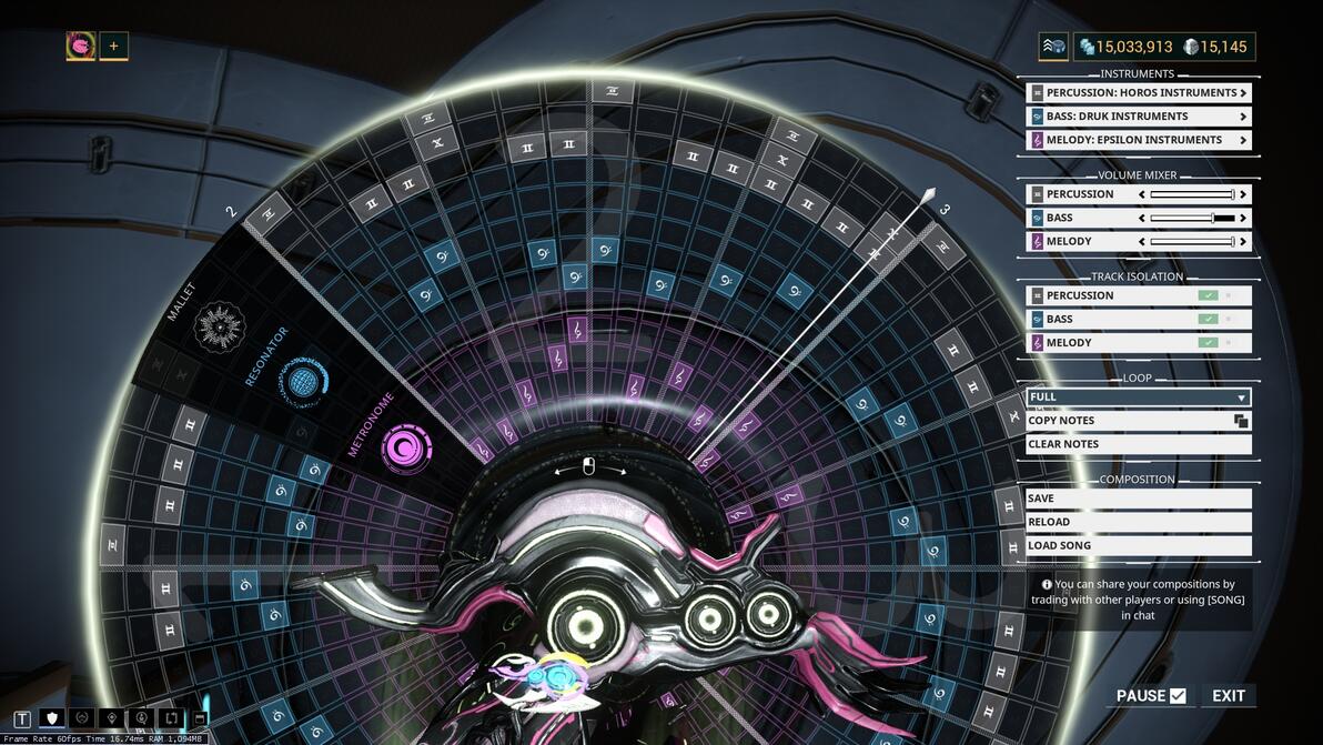 【Warframe】OctaviaBand音乐甲乐团 Grofit Maker mandachord谱子 - 哔哩哔哩