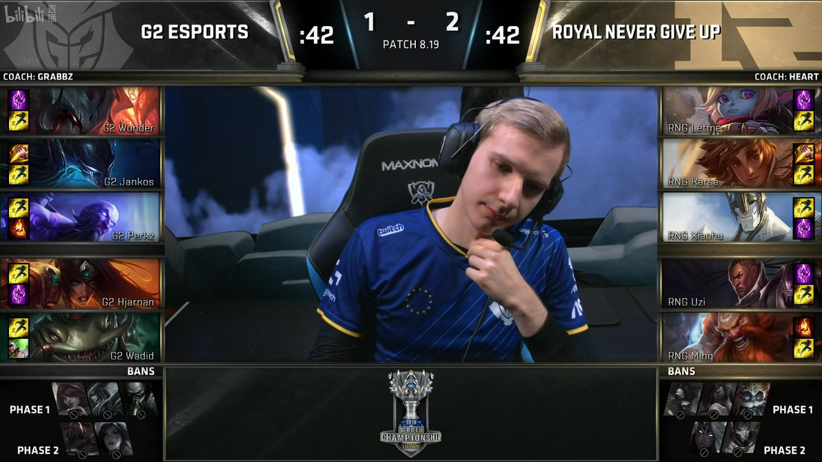 S8八强RNG vs G2 BP对局分析 - 哔哩哔哩