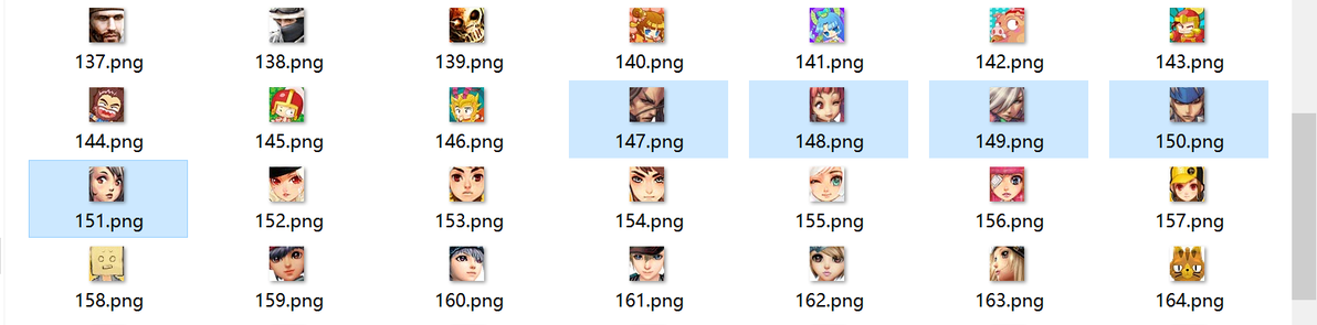 找到了目前比较全的一套QQ默认头像(254个)——第一期 - 哔哩哔哩