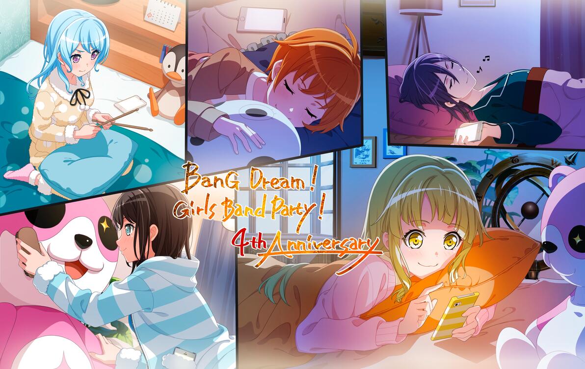 【BanG Dream!】手游周年贺图+登录主视觉图 - 哔哩哔哩