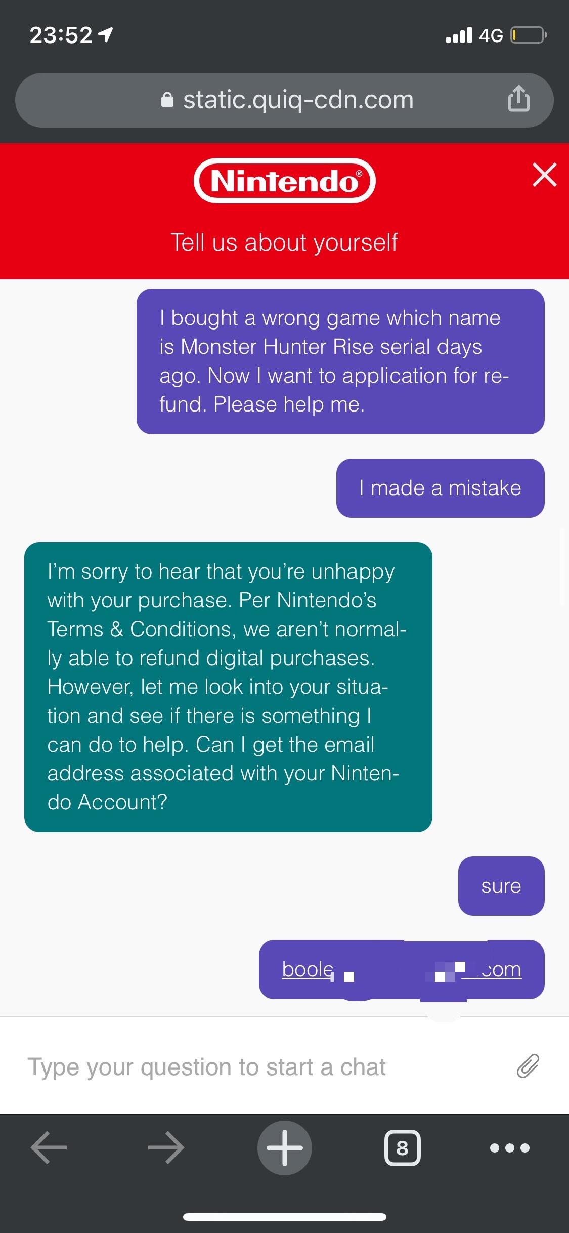 Switch美服eshop退款流程分享 - 哔哩哔哩