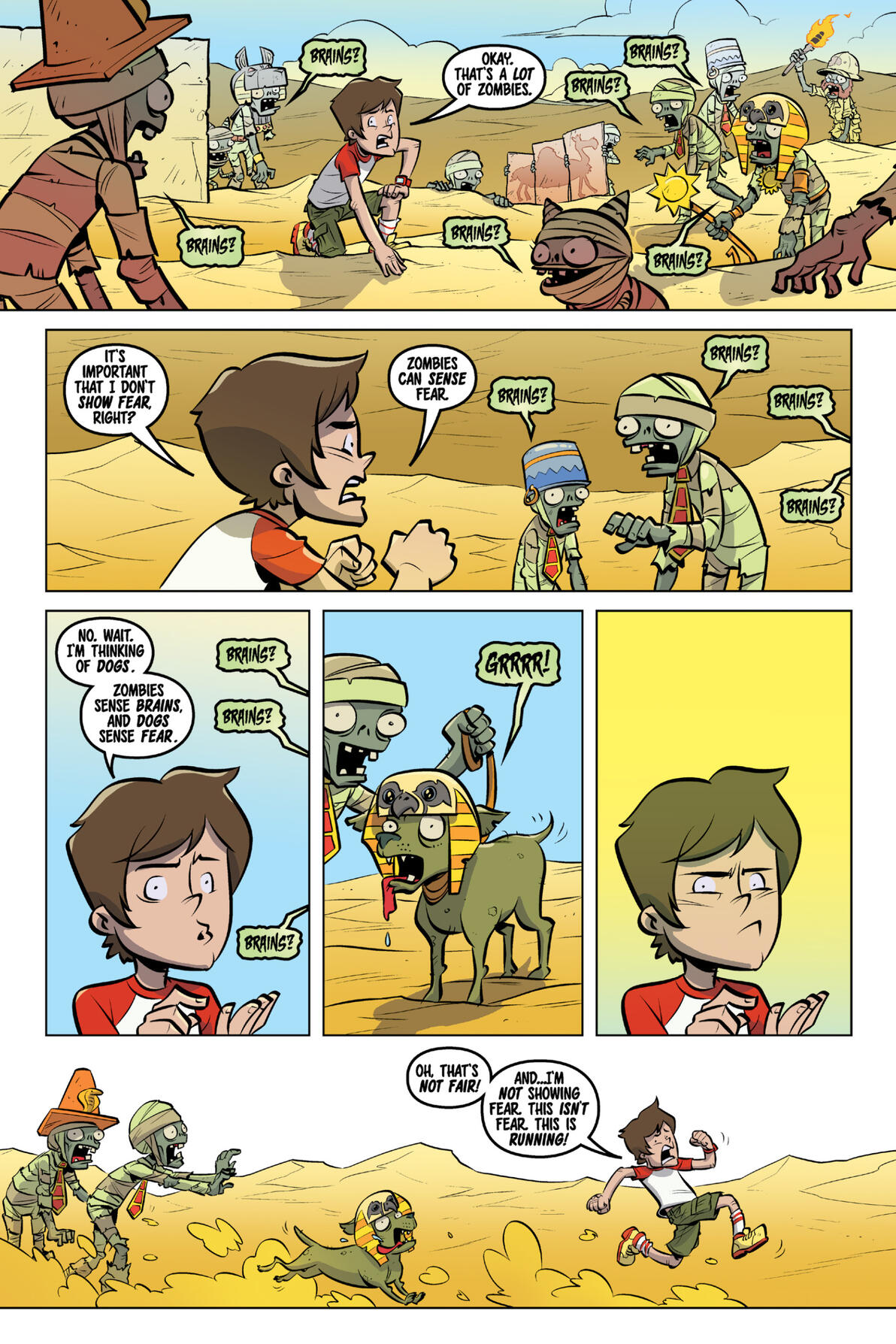 《Plants vs Zombies》（植物大战僵尸）漫画高清彩色电子扫描原版，合订本2 - 哔哩哔哩