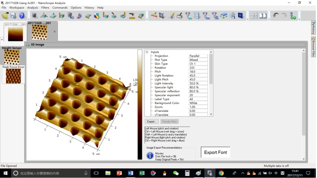 科学指南针-AFM数据分析软件Nanoscope使用教程 - 哔哩哔哩