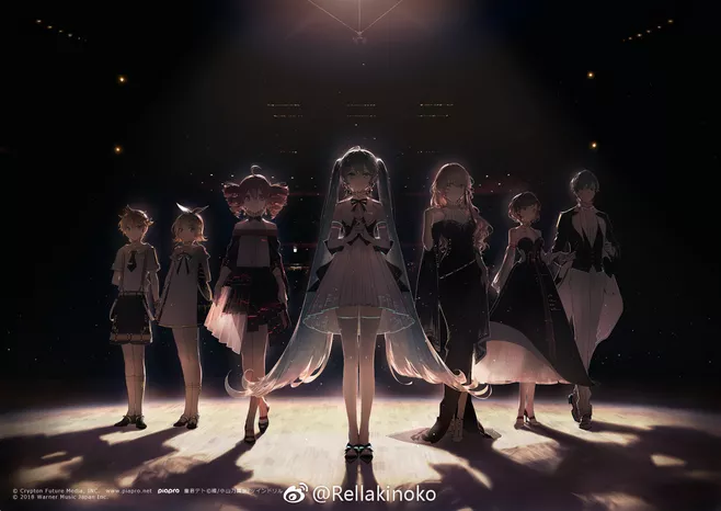 国人学霸【二次元】画师，初音的忠粉Rellakinoko，收集蘑菇太太的线稿~ - 哔哩哔哩