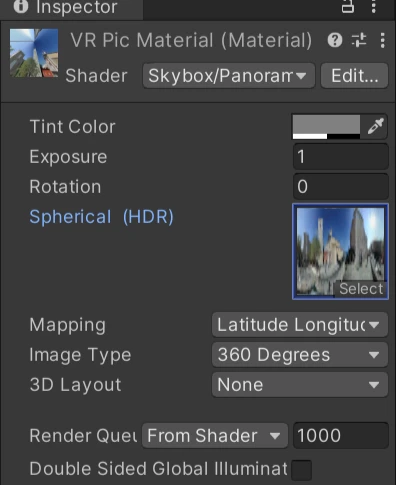 Unity3d实现360全景图效果 - 哔哩哔哩