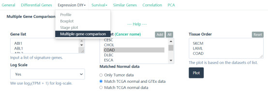 TCGA分析的数据库——GEPIA数据库的使用教程！/SCI论文/科研/研究生/生信分析热点思路 - 哔哩哔哩