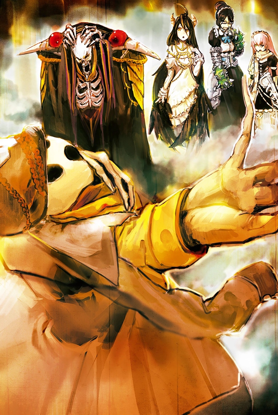 OVERLORD小说插画合集|第三卷《鲜血的战争少女》 - 哔哩哔哩