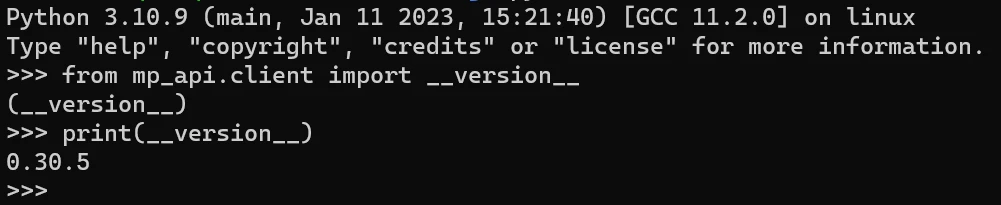 mpi_api 报错 mp_api.client.core.client.MPRestError - 哔哩哔哩