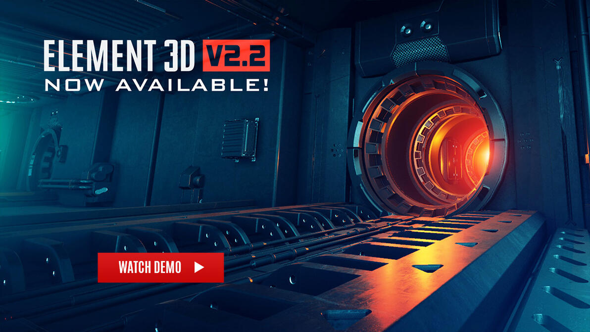 中文汉化版E3D三维模型AE插件 Element 3D v2.2.3 - 哔哩哔哩