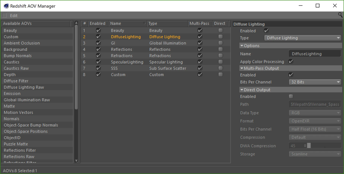 Redshift每日复习005-AOV多通道分层渲染 - 哔哩哔哩