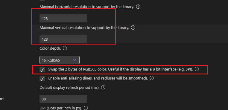 [教程] esp32平台下运行lvgl，使用屏幕st7735s 128*128详细配置 - 哔哩哔哩