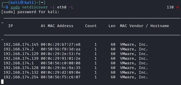Netdiscover：网络设备扫描神器！全参数详细教程！Kali Linux入门教程！黑客渗透测试 - 哔哩哔哩