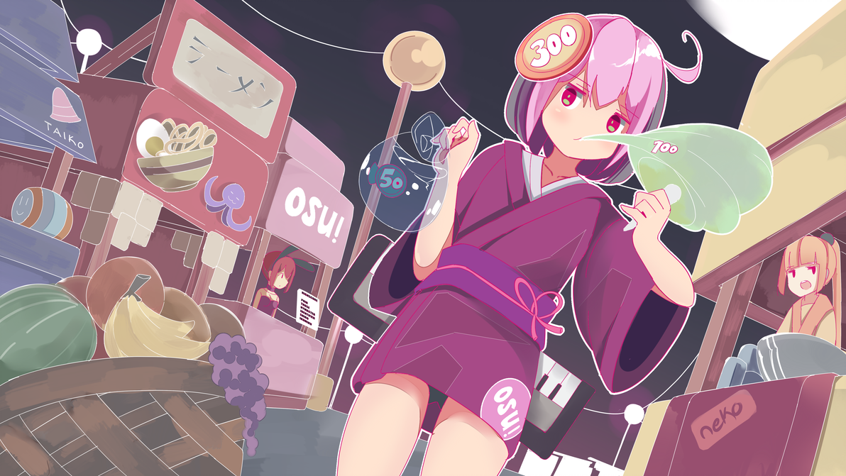 【WELCOME TO OSU!】PIPPI（附主界面背景图简单获取方法/作为OSU的成员是什么体验） - 哔哩哔哩