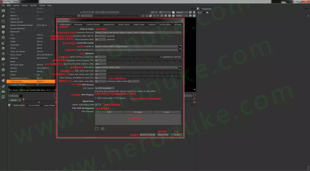 nuke界面工具节点中英文对照表 - 哔哩哔哩