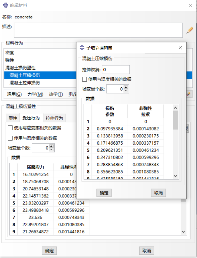 【JY】浅谈混凝土损伤模型及Abaqus中CDP的应用 - 哔哩哔哩