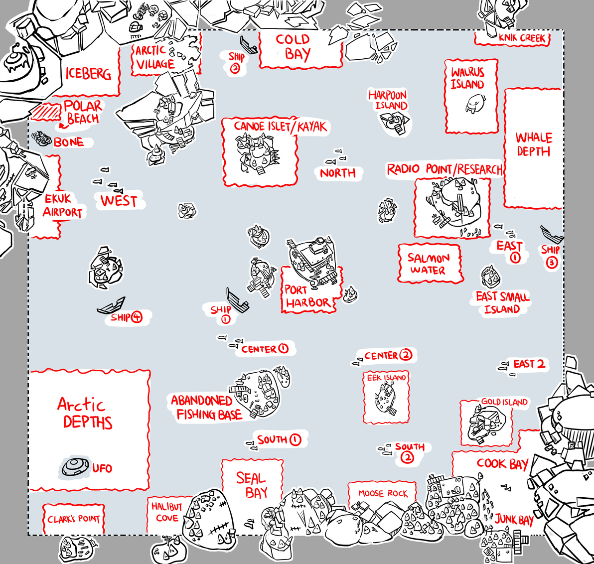 Creatures of the Deep地图与收集 - 哔哩哔哩