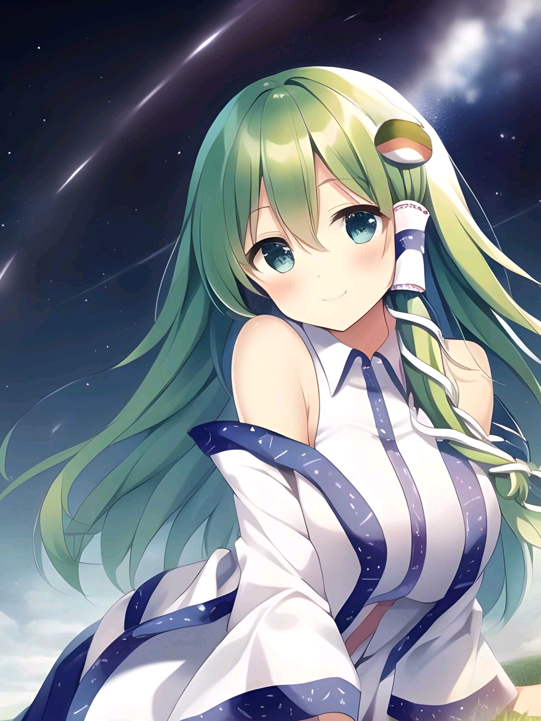 AI绘画《东方Project》东风谷早苗 - 哔哩哔哩