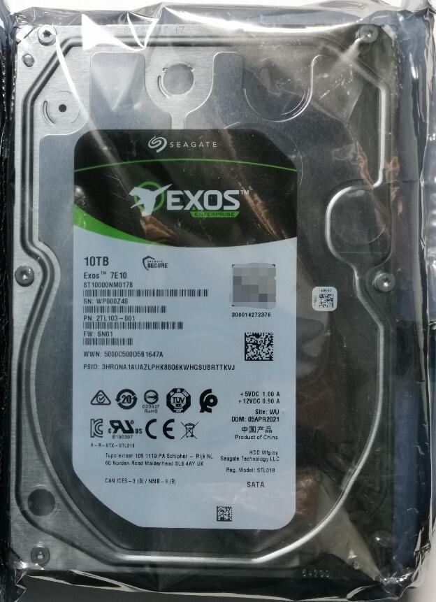 最强空气盘易位：希捷银河Exos 7E10测试 - 哔哩哔哩