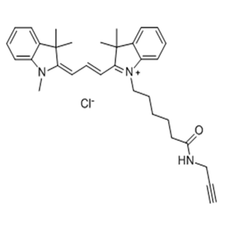 1902918-31-3，花青素CY3炔基，Cyanine3 alkyne 是酯溶性荧光染料，不溶于水 - 哔哩哔哩