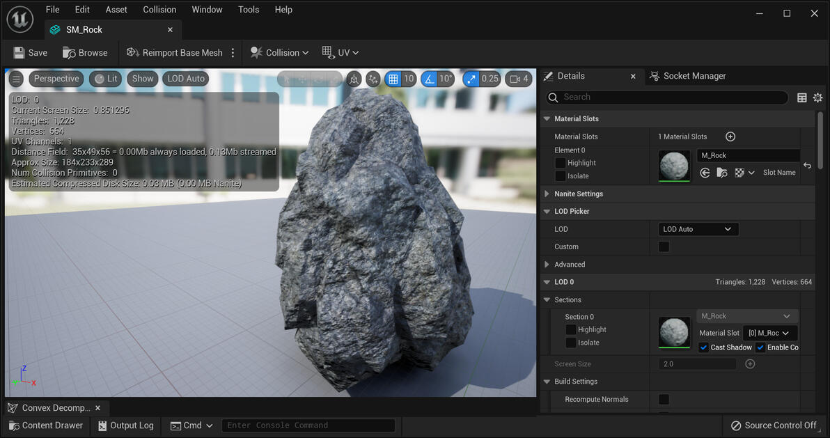 UE5管理内容-为静态网格体自动生成LOD - 哔哩哔哩